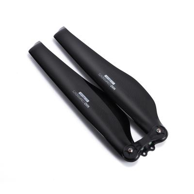 China FLUXER 27.2x8.9 Inch Glossy Carbon Fiber Folding Propeller 690.9mm 120g for sale