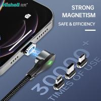 China Multicolor 3A USB Magnetic Data Cable , Antiwear Magnetic Cell Phone Cords for sale