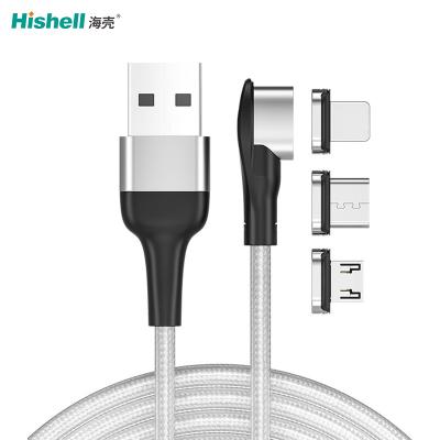 China Multicolor 3A USB Magnetic Data Cable , Antiwear Magnetic Cell Phone Cords for sale