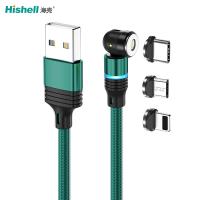 China RoHS 540 Degree Magnetic Charging Cable Multipurpose Durable for sale