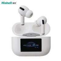 China White ABS TWS True Wireless Stereo Earbuds With Display Screen Air3 for sale