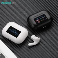 China White ABS TWS True Wireless Stereo Earbuds With Display Screen Air3 for sale