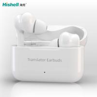 China Cordless TWS Bluetooth Language Translator Earpiece IPX5 With Charging Box M6 for sale