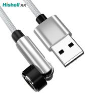China Micro Lighting Magnetic 3 In 1 Cable , Nylon Magnetic Cable Fast Charging for sale