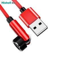 China Micro Lighting Magnetic 3 In 1 Cable , Nylon Magnetic Cable Fast Charging for sale