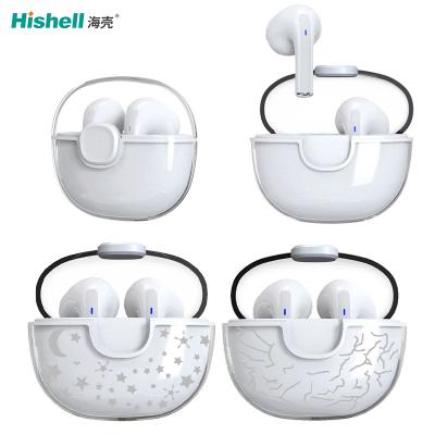 China Ultraportable 35mAh Buds Bluetooth Earphones IPX5 F70 With Transparent Cabin for sale