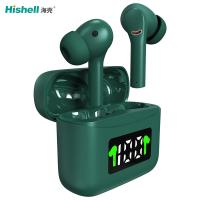 China ANC ENC IPX5 TWS True Wireless Stereo Earbuds With LED Display Touch J5 for sale