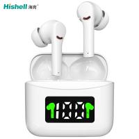 China ANC ENC IPX5 TWS True Wireless Stereo Earbuds With LED Display Touch J5 for sale