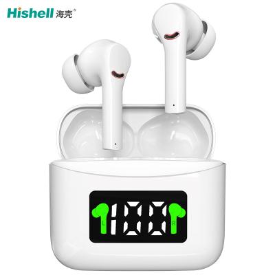 China ANC ENC IPX5 TWS True Wireless Stereo Earbuds With LED Display Touch J5 for sale