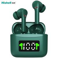 China ANC ENC LED Display Buds Bluetooth Earphones IPX5 Wireless 500mAh J5 for sale