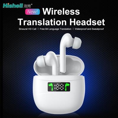 China Hishell Practical Wireless Translation Earbuds J3 Pro With LED Display for sale