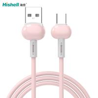 China Anti Abrasion Mobile Phone Charging Cable Fast Charging Elastic Multicolor for sale