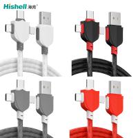 China Multipurpose Fast 3 In 1 Charger Cable Length 120CM Ultraportable for sale