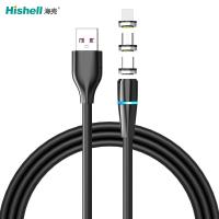 China Multiscene Lightning Magnetic Mobile Charging Cable PVC Material for sale