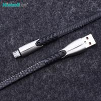 China Anti Fouling Multiscene Mobile Charger Wire , Nylon Braided Cell Phone Cords for sale