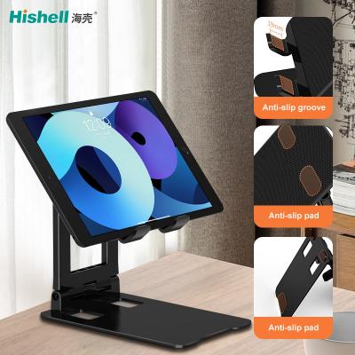 China Aluminum Alloy Mobile Phone Holder Stand Nonslip Adjustable Foldable for sale