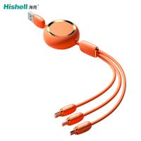 China Multicolor Retractable Mobile Phone Charger for sale