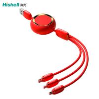 China Multicolor Retractable Mobile Phone Charger for sale