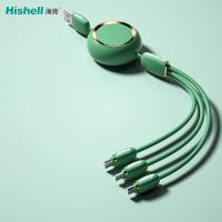 China Retractable Mobile Phone Charging Cable 3 In 1 For Office Home for sale
