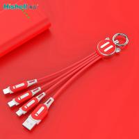 China Multifunctional 3 In 1 Mobile Phone USB Cables Multicolor Durable for sale