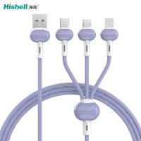 China Multiscene Stainproof Mobile Phone Data Cable , Length 1.2M Charging Cords For Phones for sale