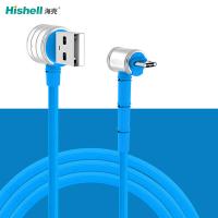 China PVC Zinc Alloy Mobile Phone Charging Cable Multicolor With Micro Connector for sale