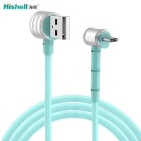 China PVC Zinc Alloy Mobile Phone Charging Cable Multicolor With Micro Connector for sale