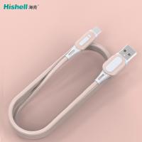 China Liquid Silicone Mobile Phone Charger Wire , 2.1A Fast Charging USB Cable Type C for sale