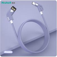 China TPE ABS Micro Mobile Phone USB Cables Length 1M 2M 3A Fast Charging for sale