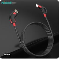 China Hishell Multicolor 3A Mobile Phone Charging Cable Type C TPE ABS L Shaped for sale