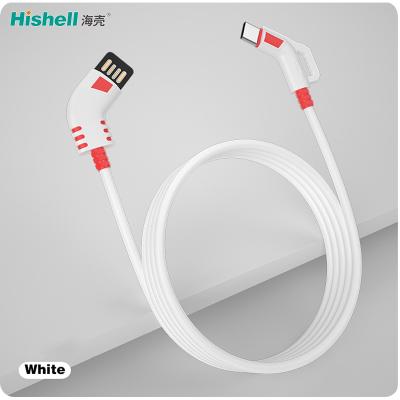 China Hishell Multicolor 3A Mobile Phone Charging Cable Type C TPE ABS L Shaped for sale