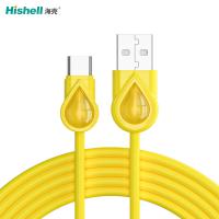 China Liquid Silicone Mobile Phone USB Cables Type C Non Twisting Multiscene for sale