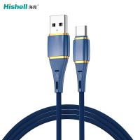 China Hishell Nylon Braid Mobile Phone USB Cables Type C Anti Abrasion for sale