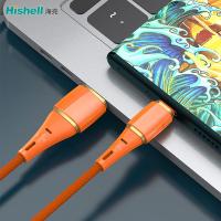 China Hishell Nylon Braid Mobile Phone USB Cables Type C Anti Abrasion for sale