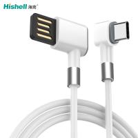 China Portable USB Elbow Data Cable Practical L Shaped Anti Abrasion for sale