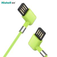 China Elbow L Shaped Mobile Phone USB Cables Anti Fingerprint Practical for sale