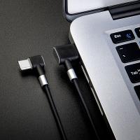 China Elbow L Shaped Mobile Phone USB Cables Anti Fingerprint Practical for sale