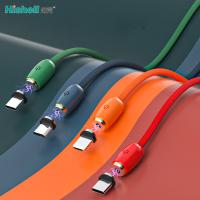 China Liquid Silicone Magnetic Charging Cable 3A USB Micro Connector for sale