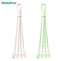 China Anti Fouling 18cm Fast Charging Data Cables , Ultraportable Coloured USB Cables for sale