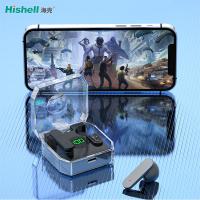 China Transparent Cover Type C No Wire Headphones 5.3 Bluetooth Stereo Earbuds for sale