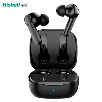 China ENC Blutooth TWS Wireless Stereo Earbuds Hall Switch Touch Black H003 for sale