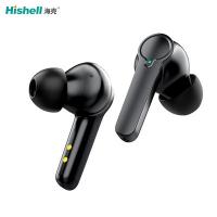 China ENC Blutooth TWS Wireless Stereo Earbuds Hall Switch Touch Black H003 for sale