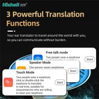 China YD05 Wireless Translation Earbuds Digital Display Translator TWS Bluetooth Headset for sale