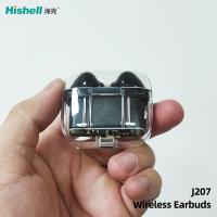 China J207 TWS Wireless Earbuds Tranparent Cover Design ENC Earphones for sale