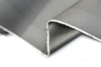 China Stainless Steel Wire PU Coated Fiberglass Fabric 0.7mm For Fire Blanket Smoke Curtains for sale