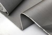 China Grey Silicone Reinforced Fiberglass Fabric Smoke And Fire Curtain Fabrics for sale