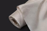 China 1200g Silca High Temp Fiberglass Cloth 12H Satin For Welding Protection Blanket for sale