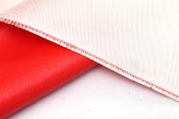 China 0.45mm Red Silicone Coated Thermal Insulation Fiberglass Fabric 1/3 Twill Weave for sale