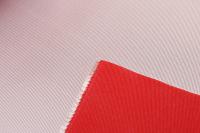 China 0.45mm Red Silicone Coated Thermal Insulation Fiberglass Fabric 1/3 Twill Weave for sale
