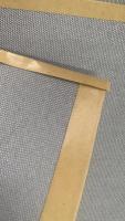 China PW05 SS 0.5mm Woven Fiberglass Cloth With 314 SS Wire Inserts With PU Coating 0.5mm For Fire Blanket Smoke Curtains for sale